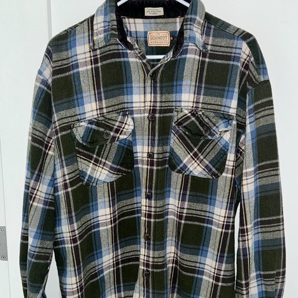 schmidt | Shirts | Ce Schmidt Workwear Heavy Weight Woven Plaid Shirt ...